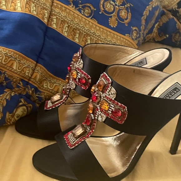 Versace | Shoes | Versace 28 Tribute Byzantine Cross Jewel Crystal ...